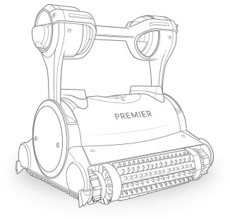 Dolphin Premier Robotic Pool Cleaner | SpectraLight
